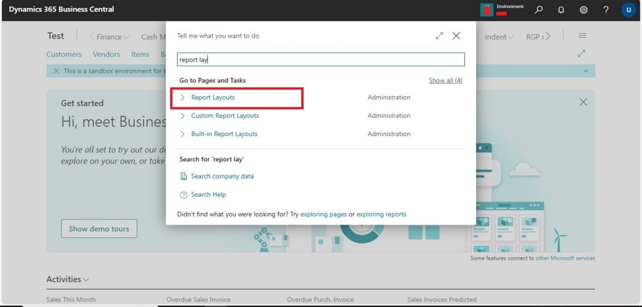 Extending a Standard Report in Business Central: Step-by-Step Guide